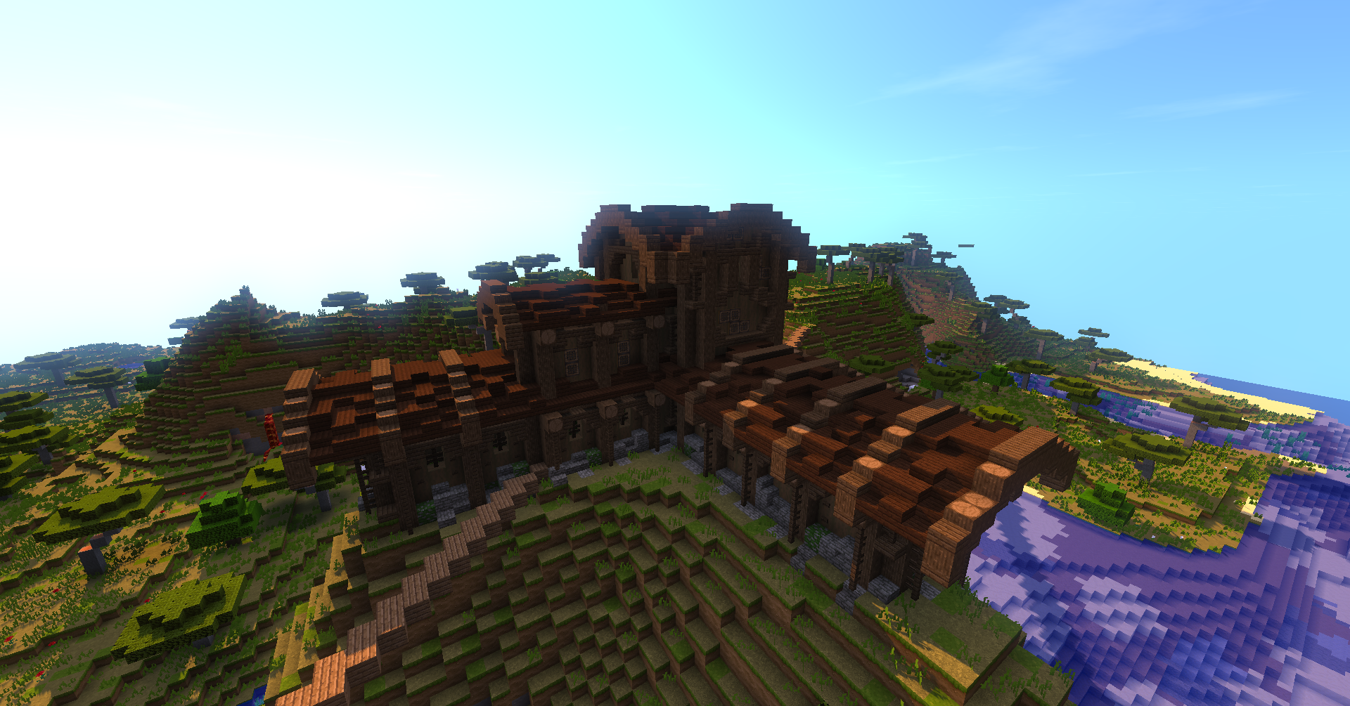 Build - Medieval-style Wooden Estate | Wynncraft Forums