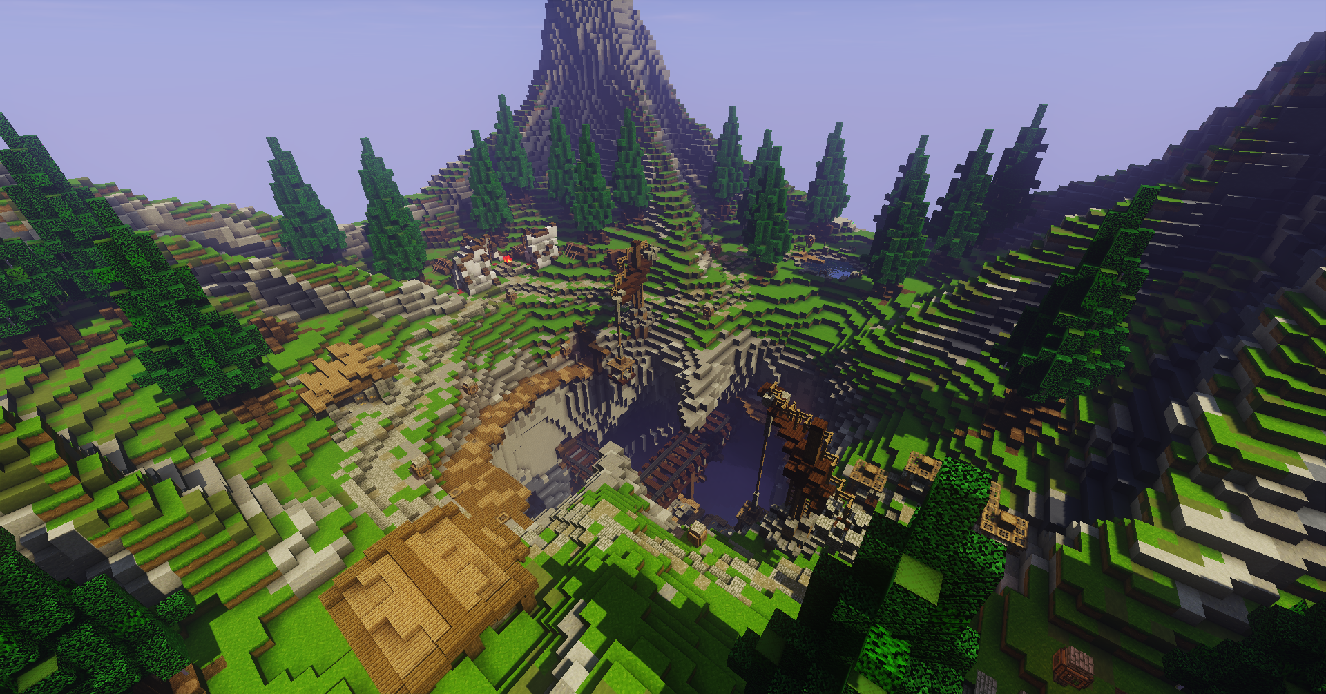 Build - Added Structures (mining Camp) To My Terrain Plot | Wynncraft ...