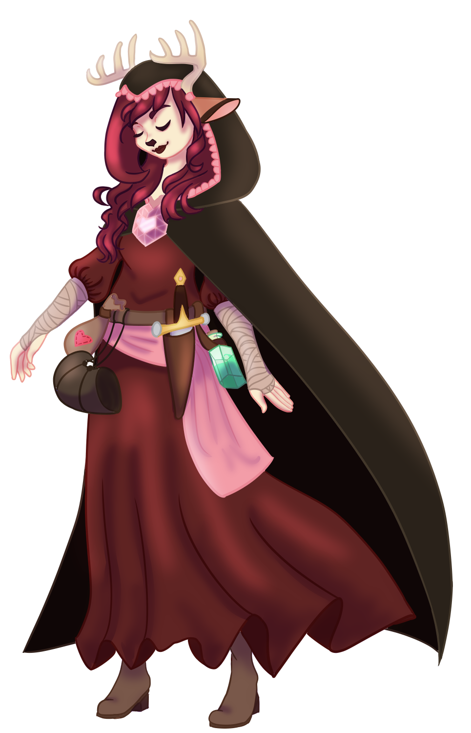 Art - Deer Little Mage | Wynn Character Design | Wynncraft Forums