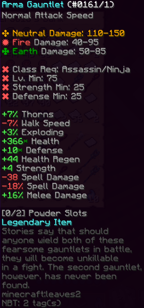 Shop - Only Legendary Weapons Lvl 70-100 | Wynncraft Forums